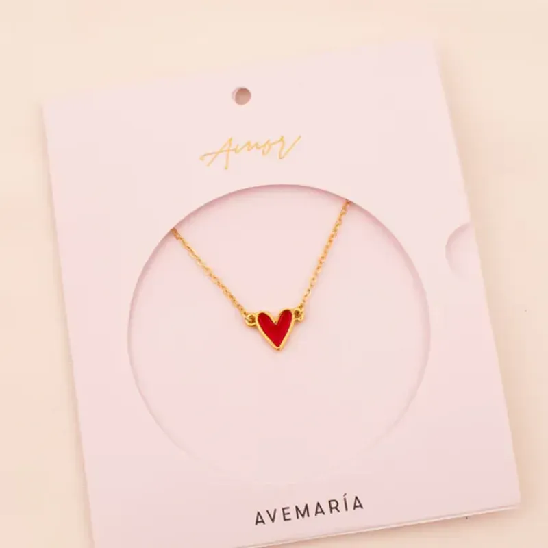 Collar Amor + aretes, COLLARES - Avemaría Cuba | El Yerro Menú