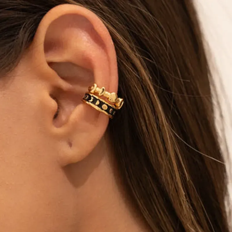Set X2 Earcuff Fases Luna, ARETES - Avemaría Cuba | El Yerro Menú