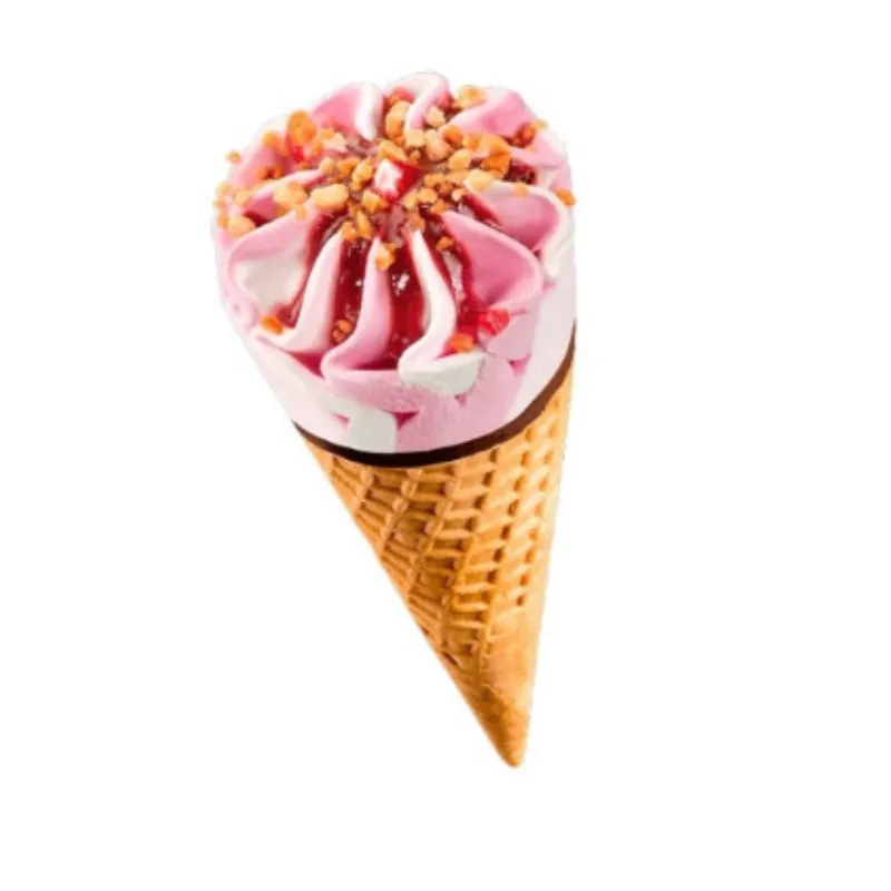Cono de Helado de Fresa y Vainilla, LÁCTEOS - Kaluch Market | El Yerro Menú