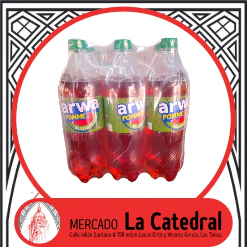 Refresco de Manzana 1L Pack, - - Mercado Martha y Máximo | El Yerro Menú