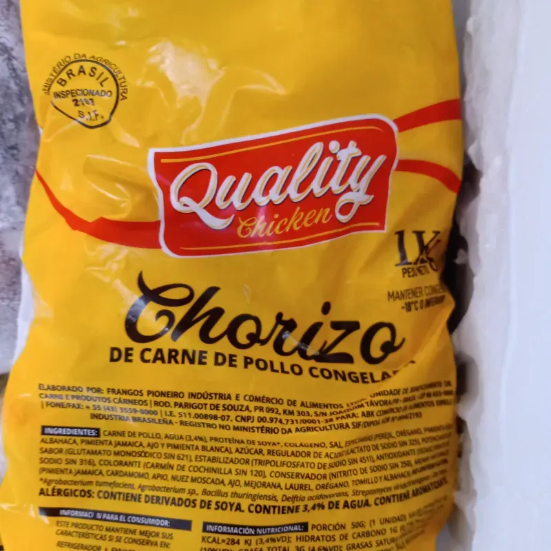 Chorizo de Pollo , Alimentos - Multiplicando Alegrías | El Yerro Menú