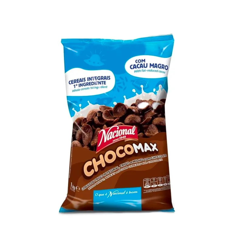 Cereal Nacional “Chocomax”, Legumbres y Cereales - DRoche | El Yerro Menú
