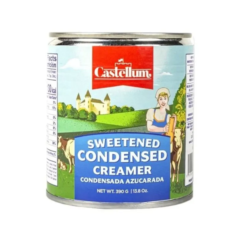Leche “Condensada Castellum” 390g, Lácteos - DRoche | El Yerro Menú