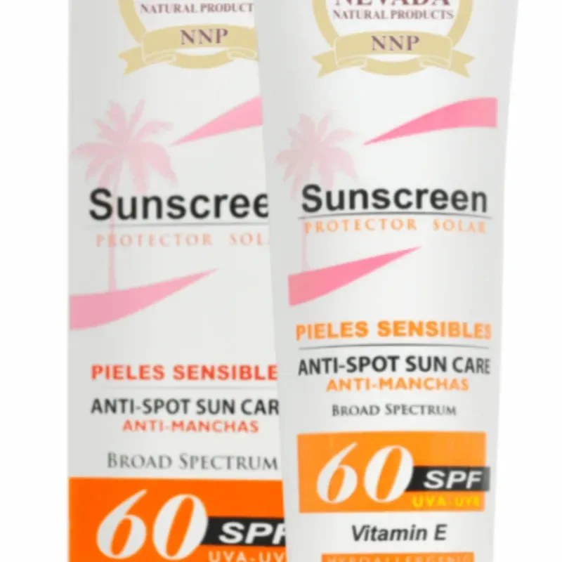Protector Solar 60 SPF Anti-Manchas. Marca: Nevada. Contenido: 100ml ...